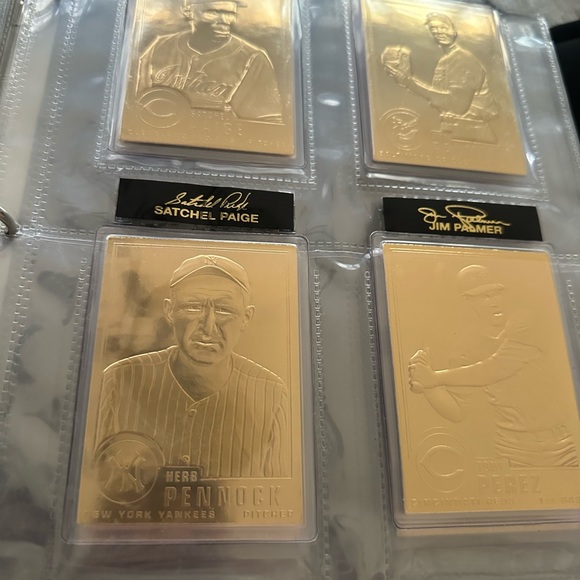 Other | 22k Gold Baseball Cards Danbury Mint 5 Cards | Poshmark